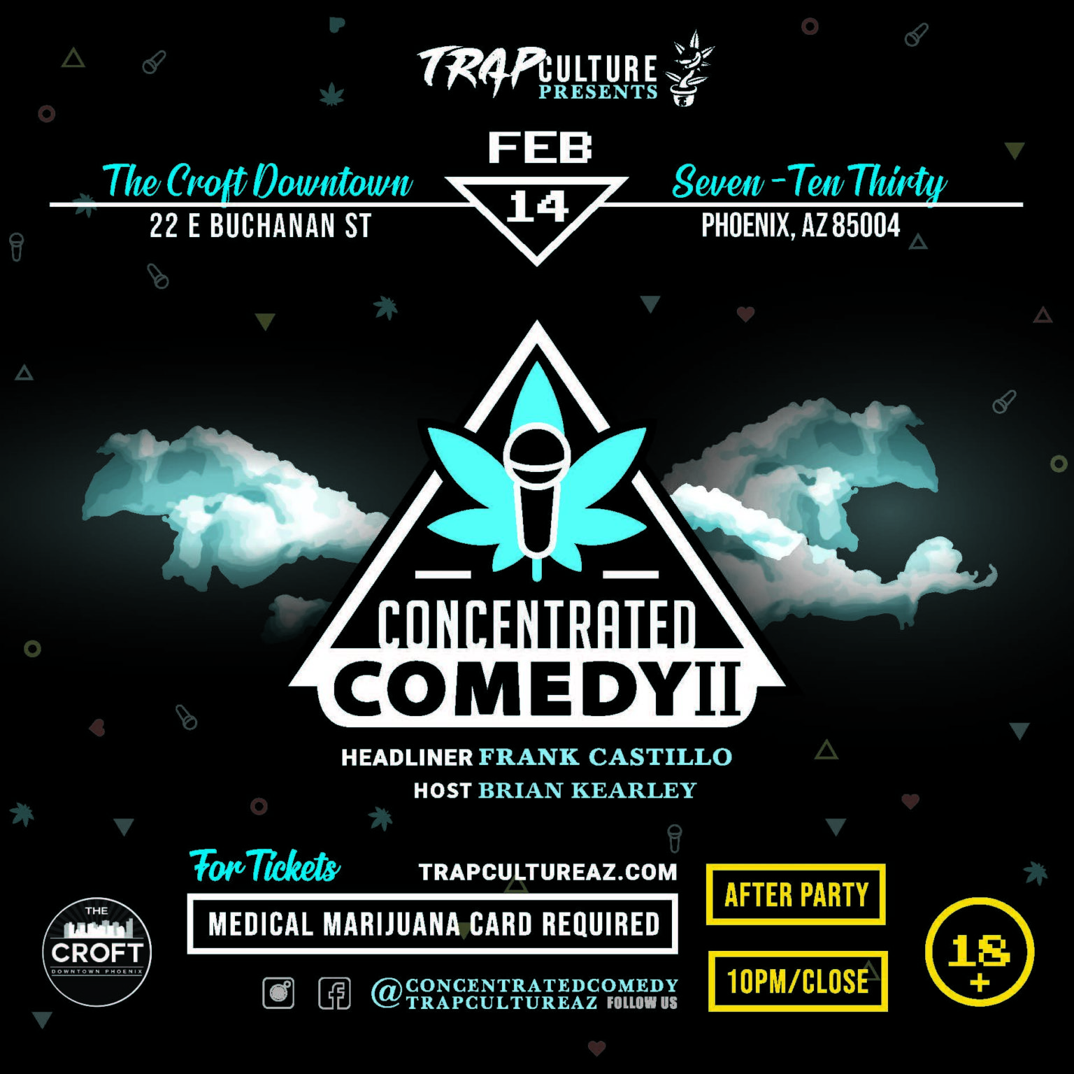 Trap Culture AZ Presents Concentrated Comedy 2 - Weedly Phoenix